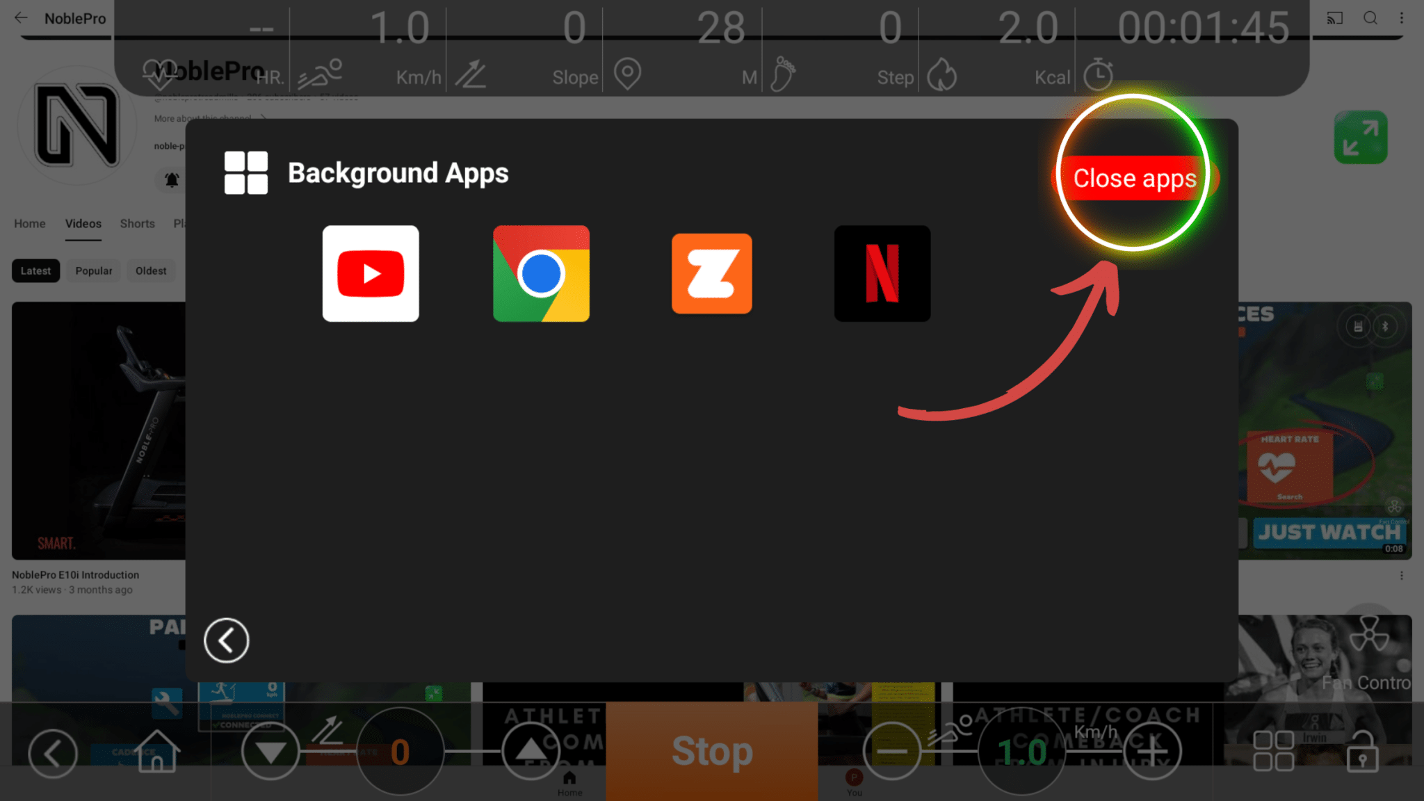 How to use background apps | NoblePro