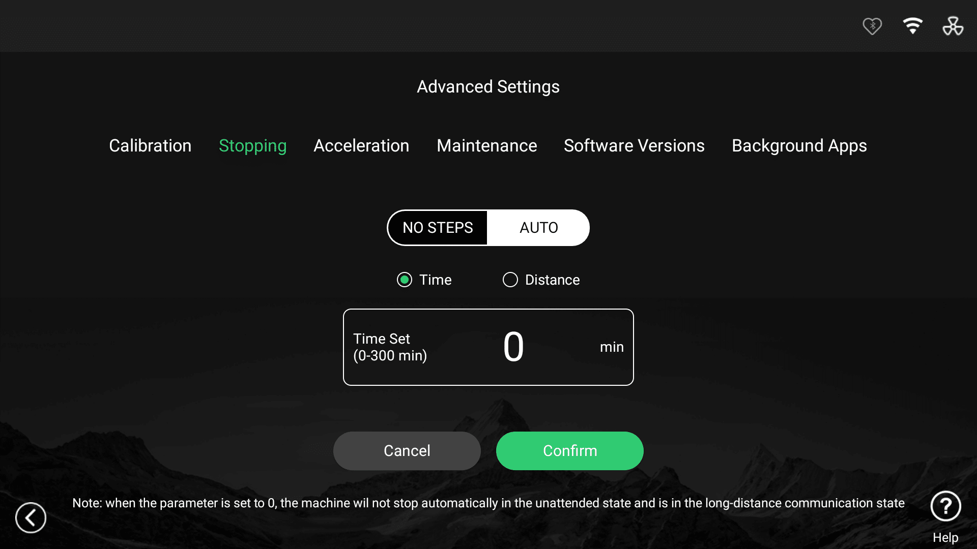 How to set stop settings- NoblePro
