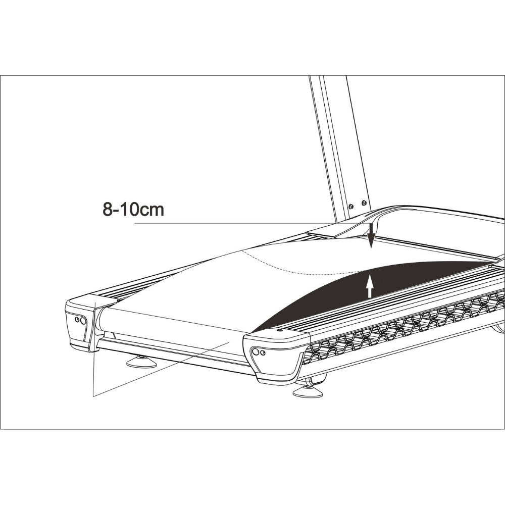 Maintenance - How to adjust an E10 treadmill belt